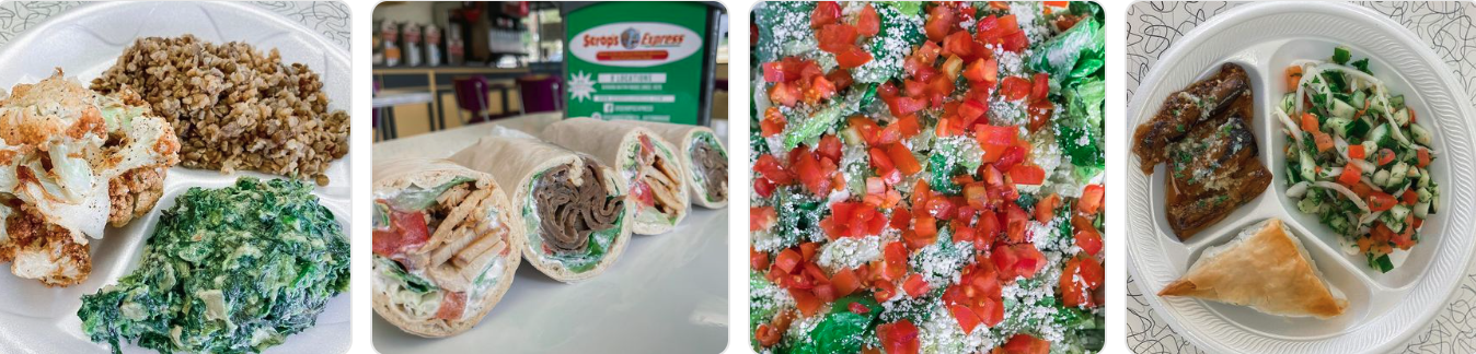 Serop's Express- Highland Road Highland @ I-10 - 2 Sides Plate