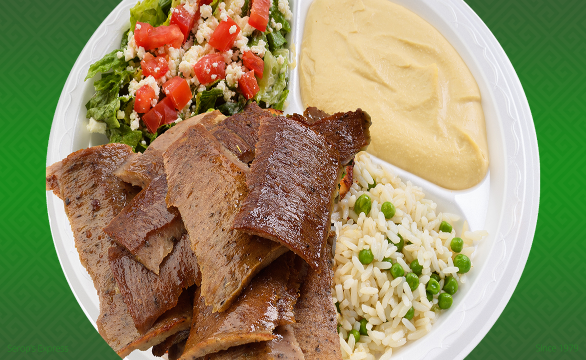 Serop's Express- Highland Road Highland @ I-10 - 2 Sides Plate