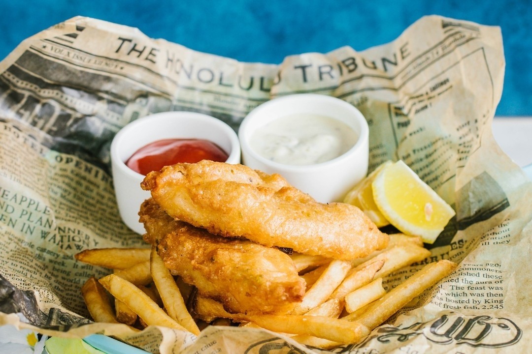 Duke's Beach House Maui - Keiki Fresh Fish & Chips