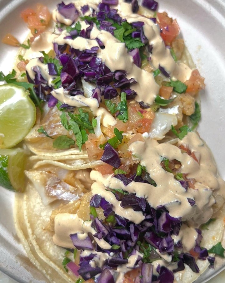 El Camion - Roosevelt - 2 Fish Tacos Plate