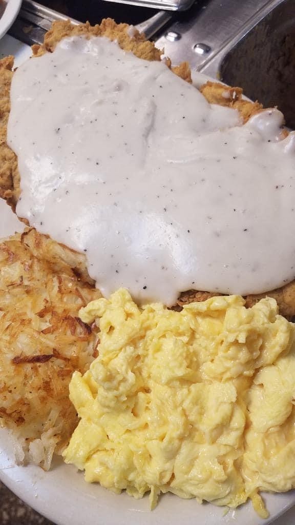 Bobbie's Southern Kitchen - Chicken Fried Steak & Eggs
