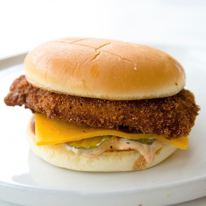 Salty Blue - Chicken Schnitzel Burger