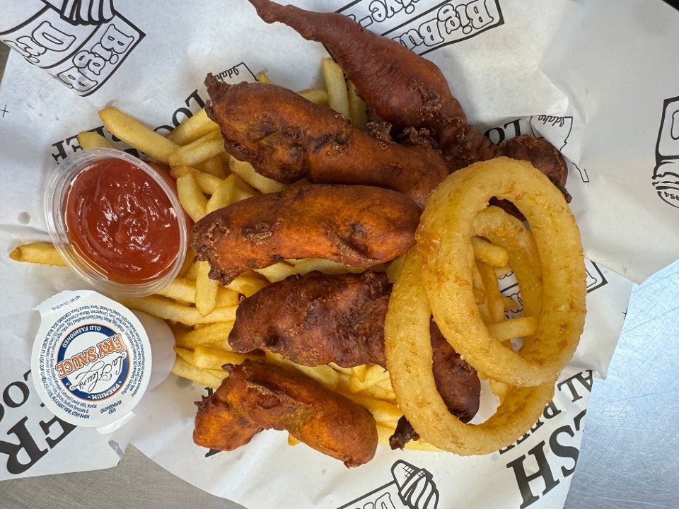 Big Bun Drive In Glenwood - #9 Finger Steak Basket