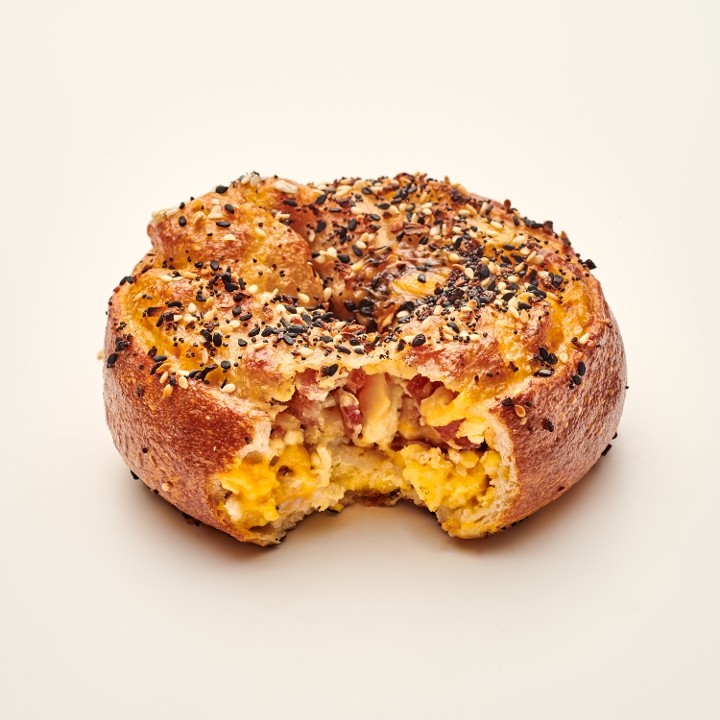 Kingston - Vegan Sausage, Egg & Cheese Stuffed Bagel
