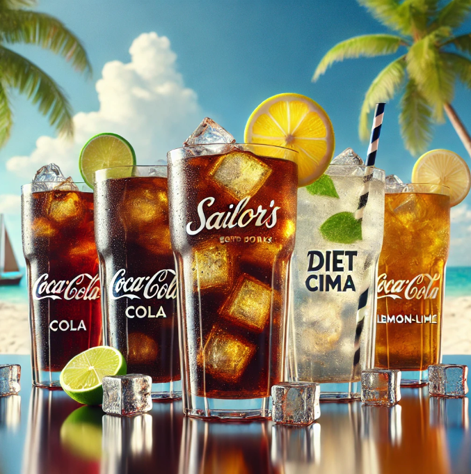 The Captain’s Catch : Located At The Amoray Dive Resort - Canned Soda