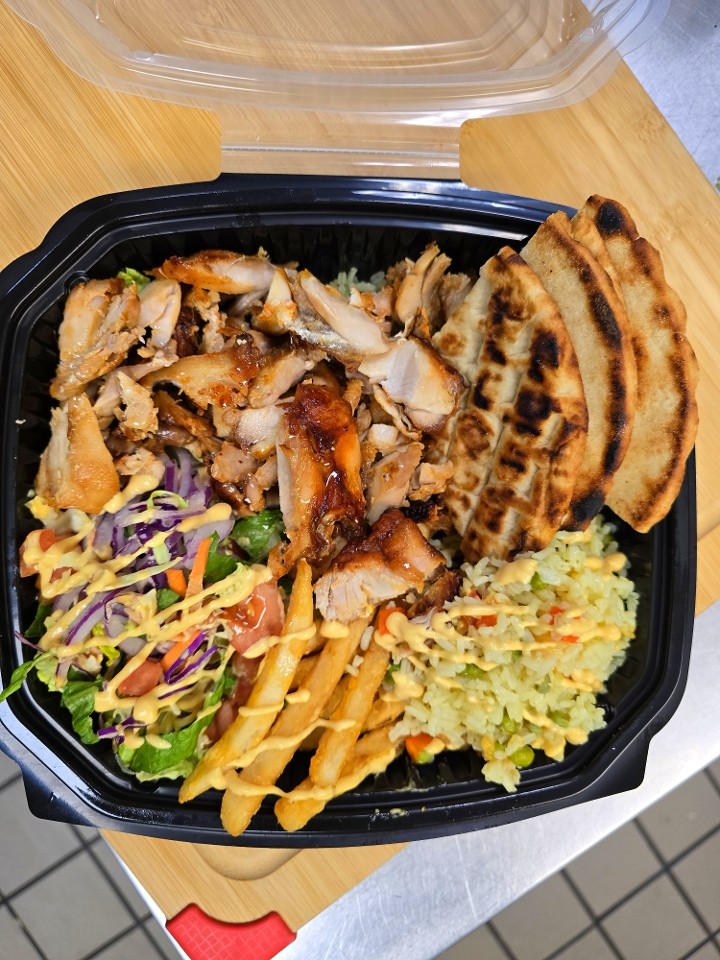 Grilliant Gyro and Grill - Philly 1940 cottman ave - Chicken Gyro Platter