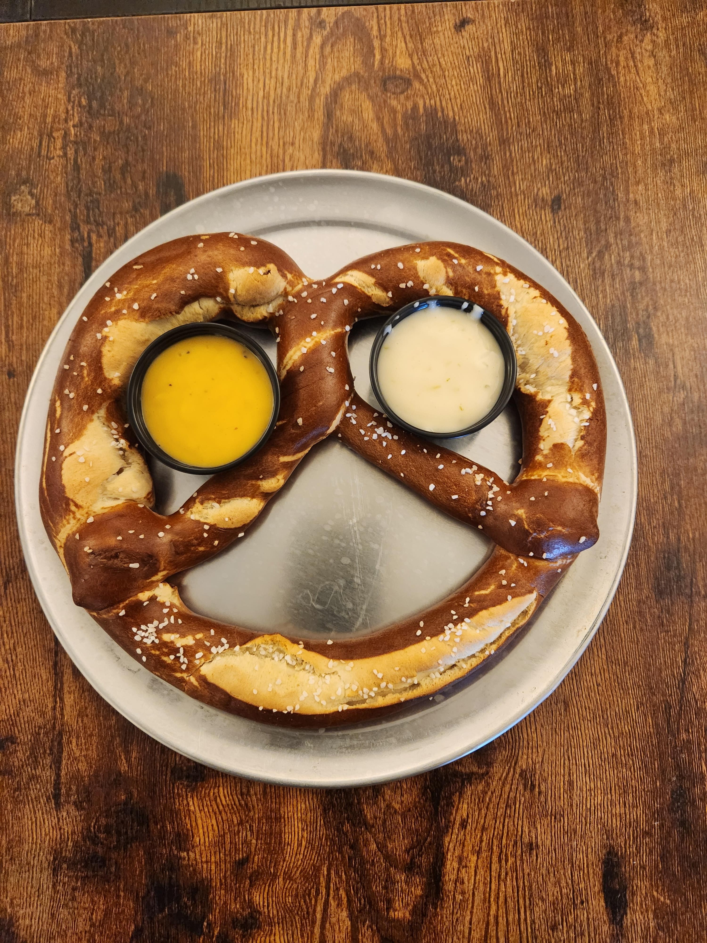 Vintage Tilted Table 1301 east Grandview Blvd - Jumbo Baked Pretzel