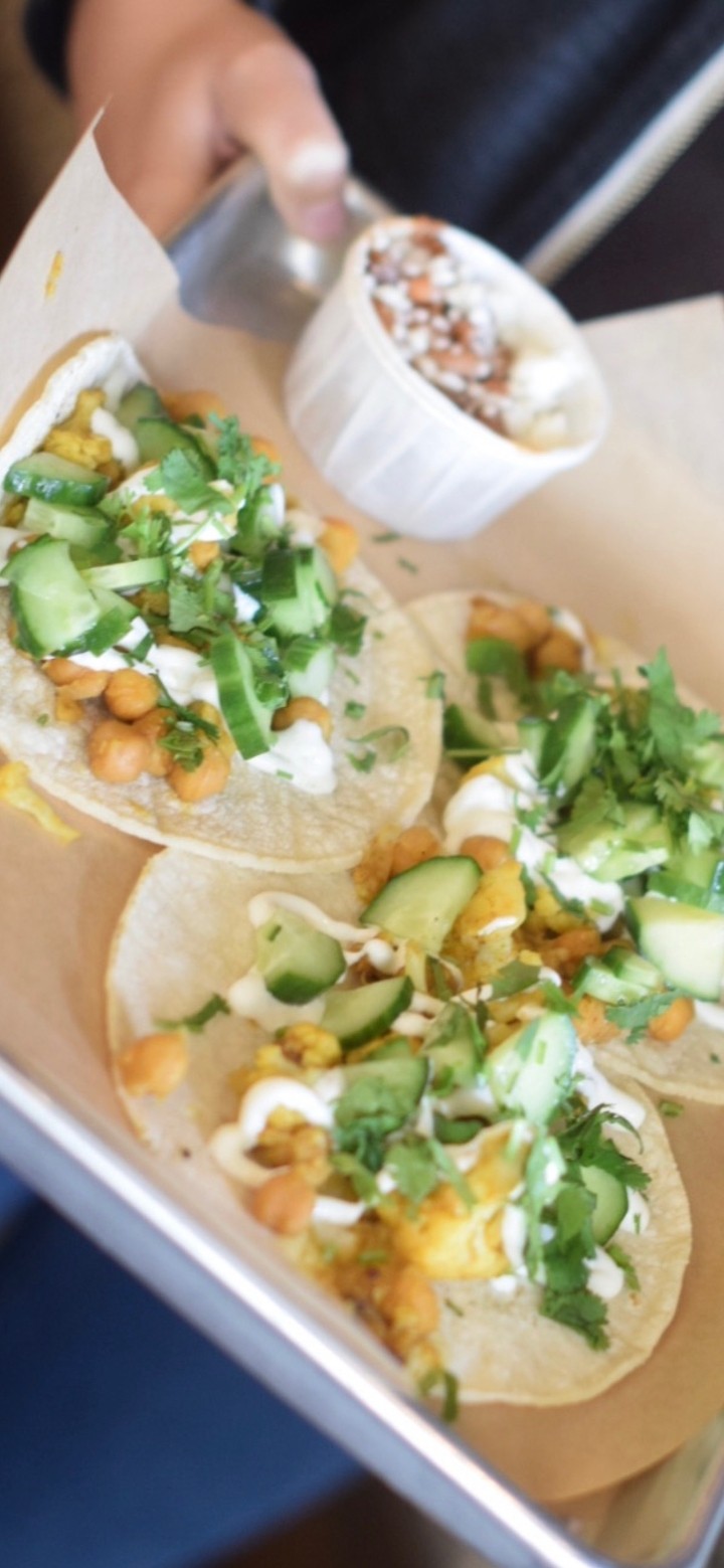 Rocket Taco - *Deluxe Cauliflower Chickpea Tacos