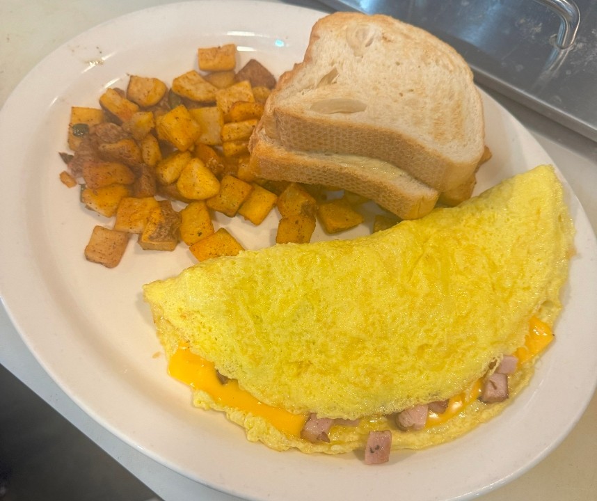 Eggs-R-Us - Ham and Cheese Omelette