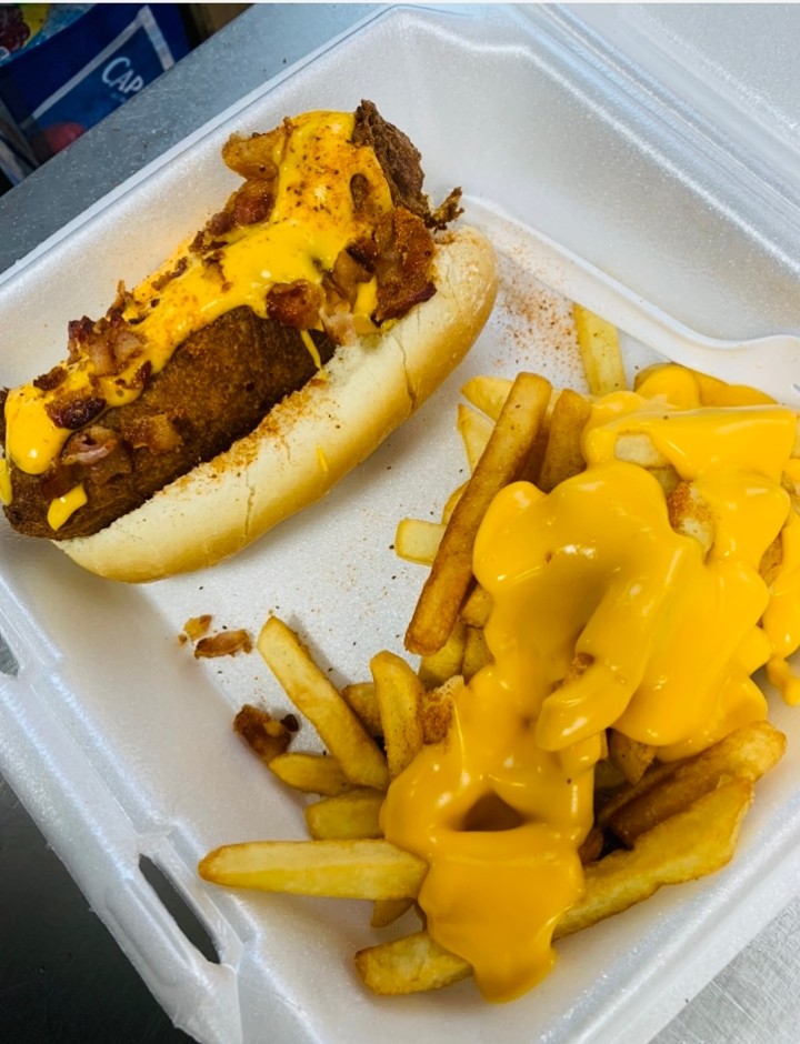 Tiffany's Food Truck Various locations - Buffalo Chicken loaded fries