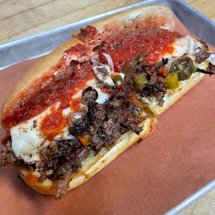 Redemption BBQ and Market - Pizza Cheesesteak
