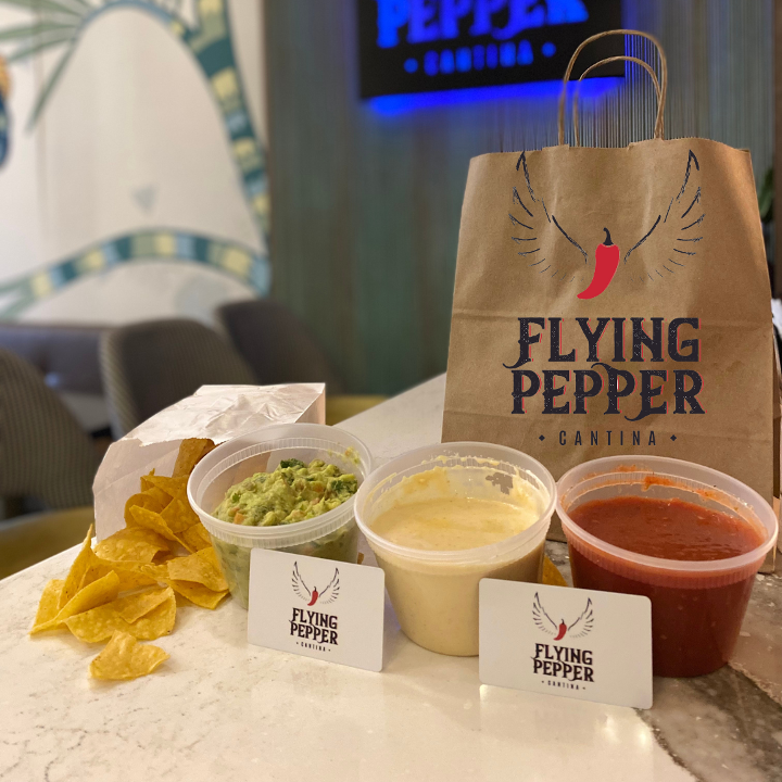 The Flying Pepper Cantina - Shrimp and Garlic Dinner