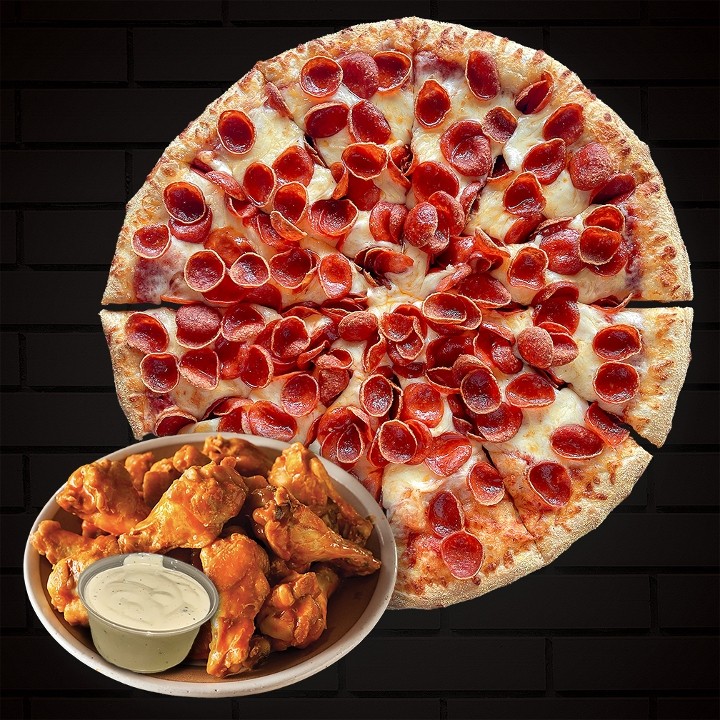 Baby Bro's Pizza & Wings Downey - Large Pizza (1 Topping) & Family Size ...