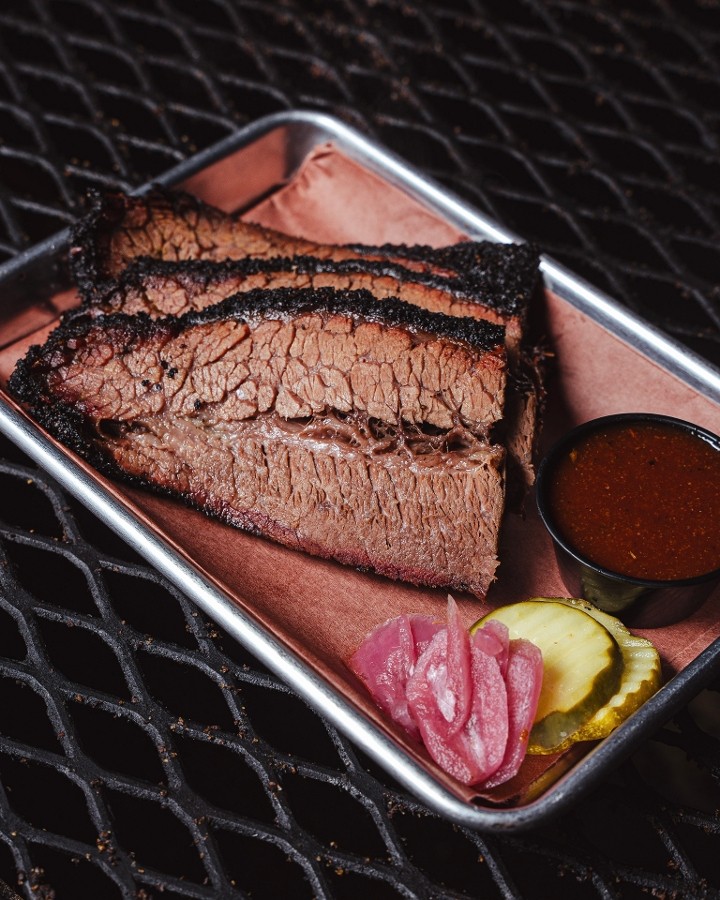 Hindsight BBQ - French Onion Smoked Brisket Burger