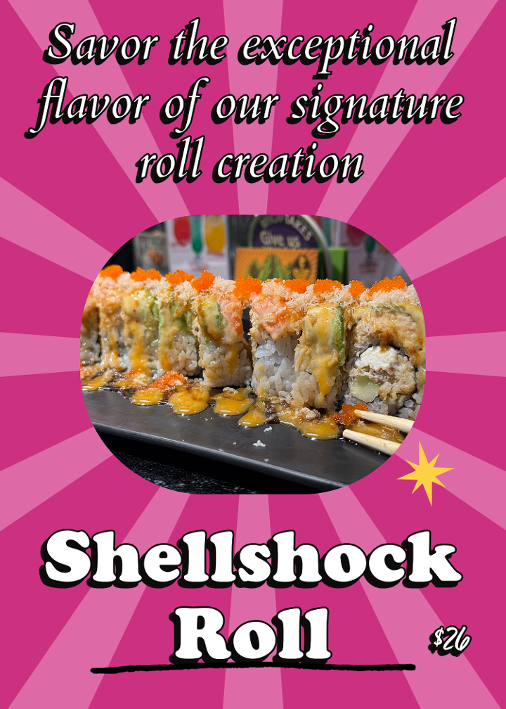 Sushi Thai Raleigh Sushi Thai Raleigh - Shellshock Roll