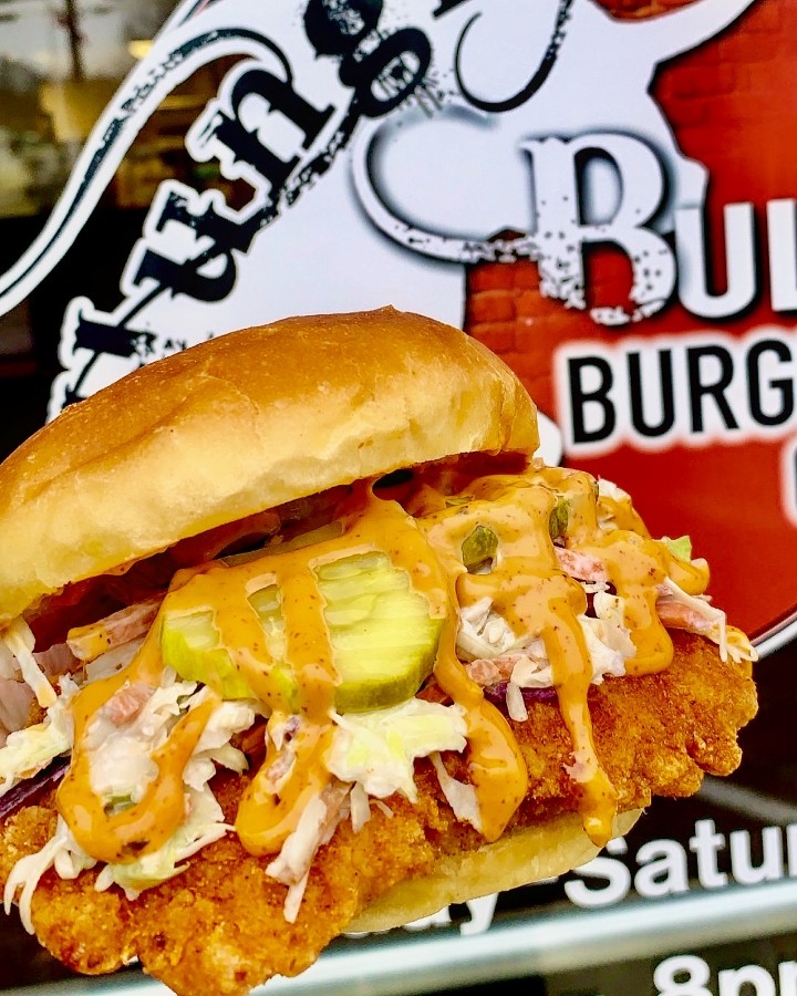 Hungry Bull Burger Co 381 Farmington Ave - Not So Plain-Ville Hot Chicken