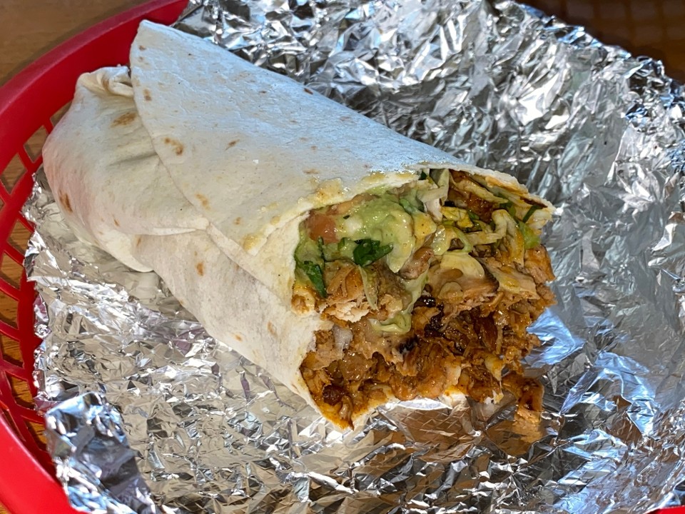 Azteca Mexican Grill 12 West 8th Street - Naked Burrito