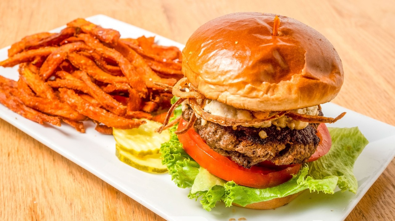 Rowley Grill & Tap - Black & Blue Burger