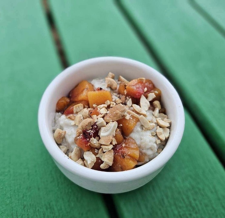 Hutchins Garage - Peach and Coconut Rice Pudding