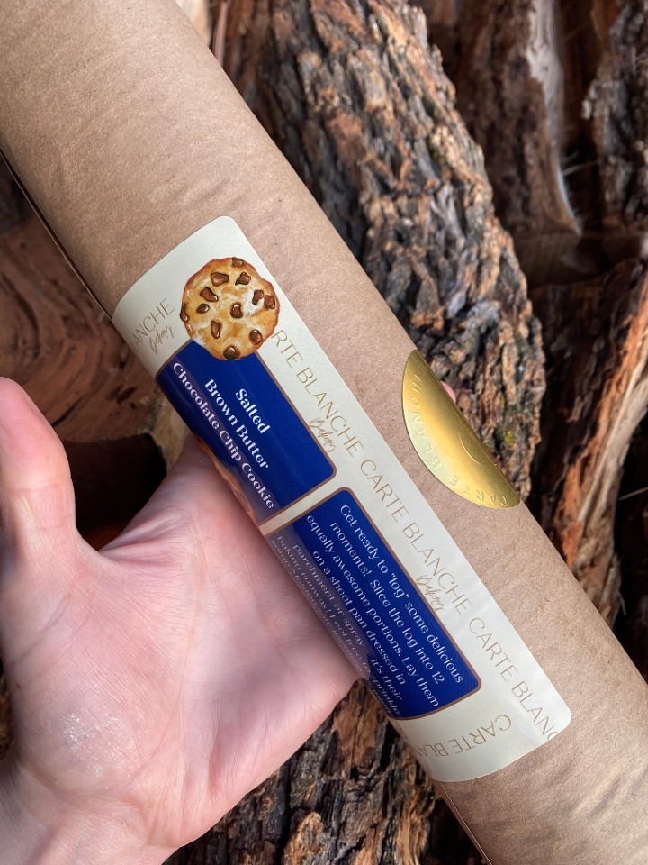 Carte Blanche - Brown Butter Chocolate Chip Log (makes 12 cookies)_