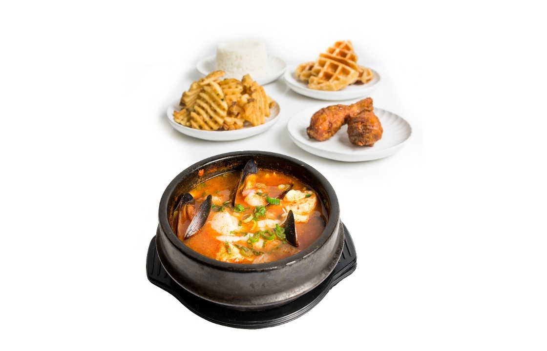 Kuku Korean Cuisine (L.I.C.) - Crispy Shrimp Chi-Bap Lunch