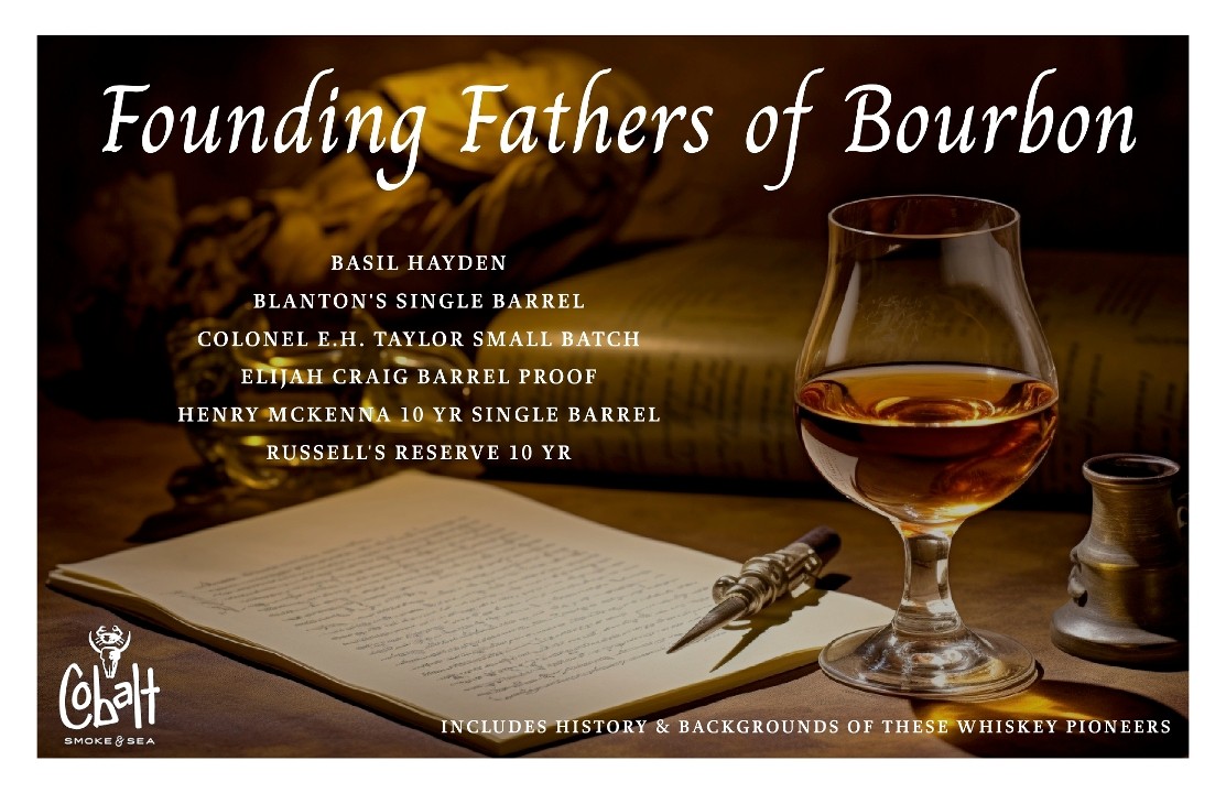 Cobalt Smoke & Sea - "Founding Fathers of Bourbon" Whiskey Box