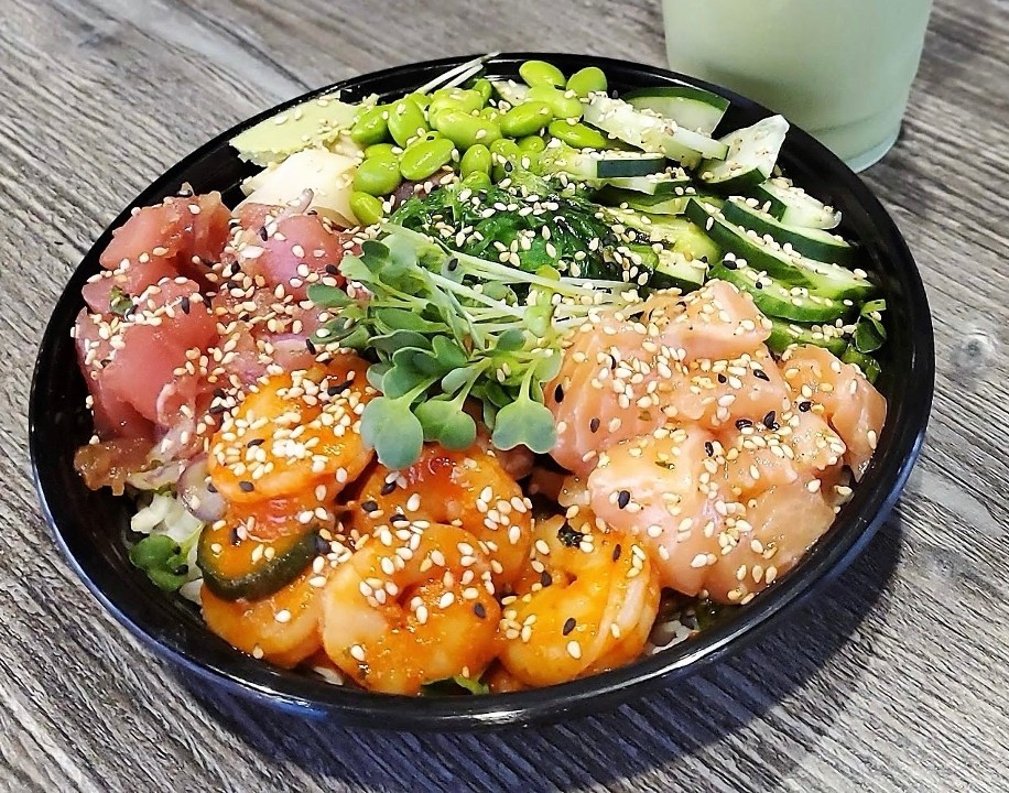Ahipoki CA Long Beach - 3 Scoop Poke Bowl