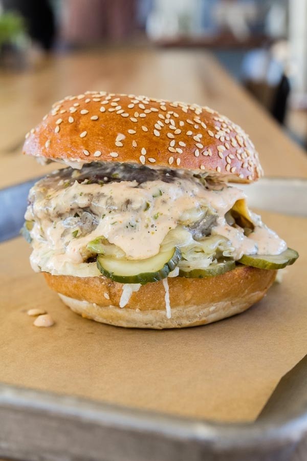 Mersea Restaurant - Double-Stacked Cheeseburger