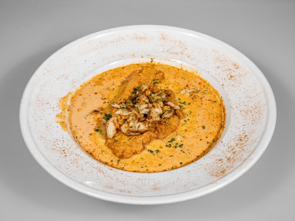 KitchenCray - Alexandria - Catfish & Grits (w/ crab)