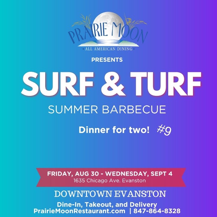 Prairie Moon - Dinner for Two: SURF & TURF SUMMER BARBECUE (available ...
