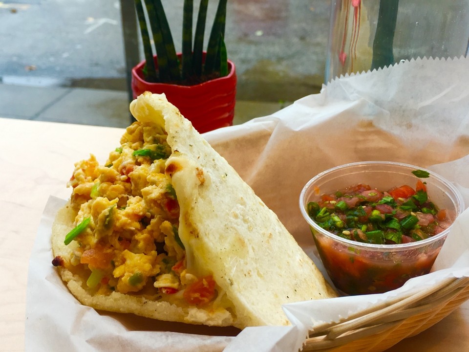 The Arepa Place WYOMING - The Great Arepa (chicken, chorizo, steak ...