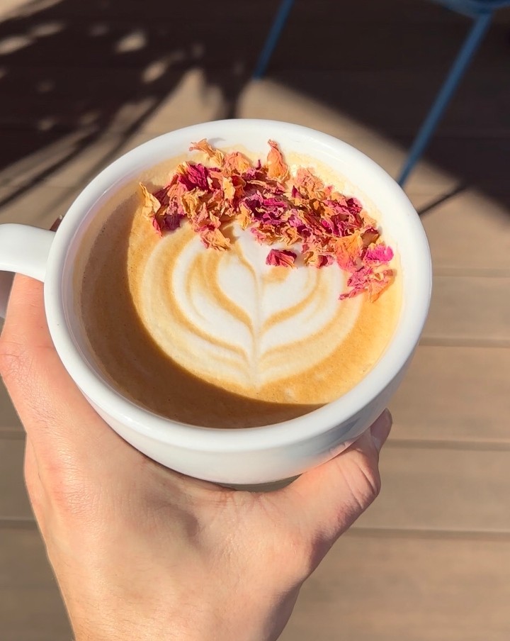 Healthy Creations Cafe - Rose Cardamon Latte